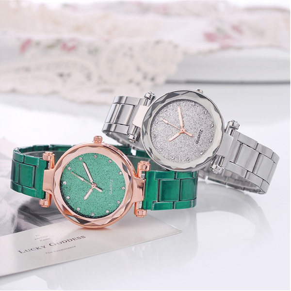 New women's wristwatch women's fashion diamond quartz watch watch ...