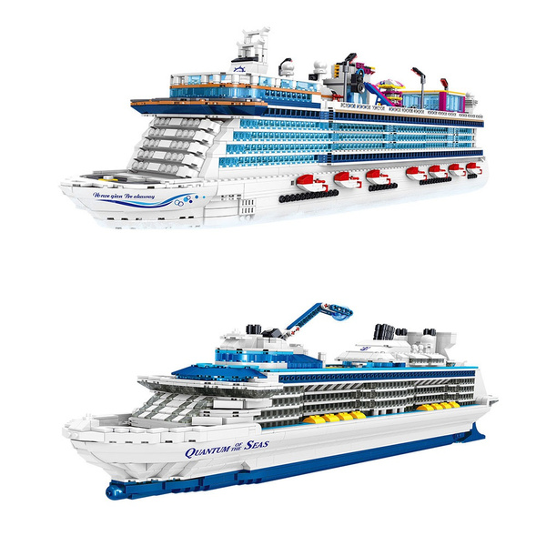 Cruise Liner Blocks Speed Boat Sea Travel Ideas Creator Building Blocks ...