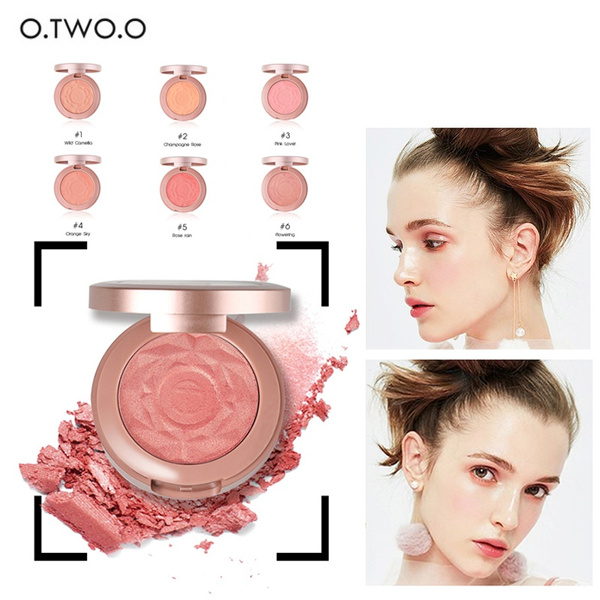 O.TWO.O Face Blusher Monochrome Trimming Blush Natural Rosy Blusher ...