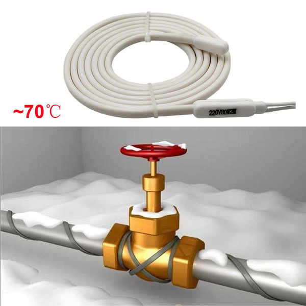 40W/m 70℃ Cold Weather Freeze Protection Heating Cable Tape for Valve ...
