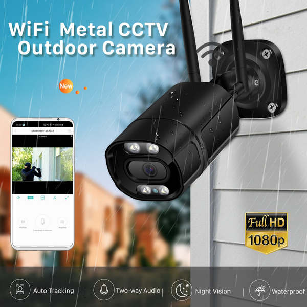 Full HD 1080P Metal Wifi CCTV IP Camera Surveillance Waterproof Outdoor ...