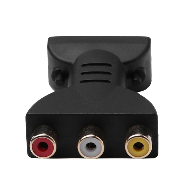 HDMI Male to 3 RCA Female Composite AV Audio Video Adapter Converter ...