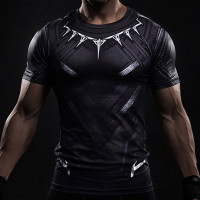 Mens Training Compression Shirt 3D Printed T-shirts Quick Dry Running ...