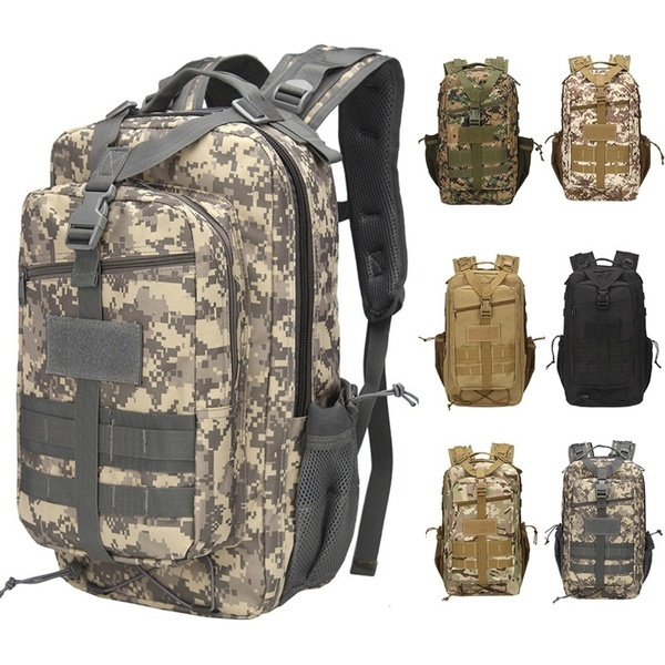 NEW Men's Fashion 1000D Nylon 30L Waterproof Outdoor Military Rucksacks ...