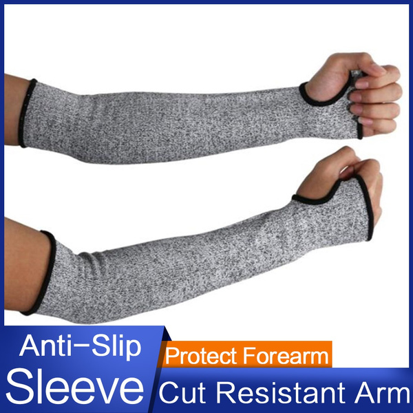 1/2Pcs Cut Resistant Arm Sleeve Anti-Cut Oversleeve Hand Protection ...