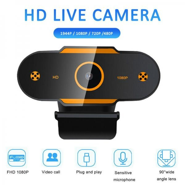 NEW Full HD 1080P Autofocus Webcam Web Camera USB Live Video Camera for ...