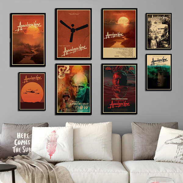 Apocalypse Now Posters Movie Retro Poster Wall Art Retro Posters For ...