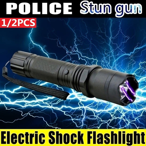 Outdoor 2PCS/1PCS Taser Gun Travel Lightning Electric Shock Stick | Wish