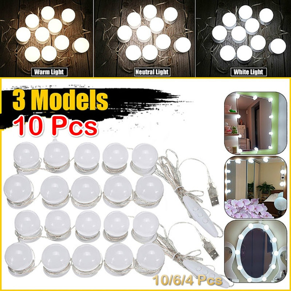 2021 New LED Makeup Mirror Light Bulb Hollywood Style Vanity Light ...