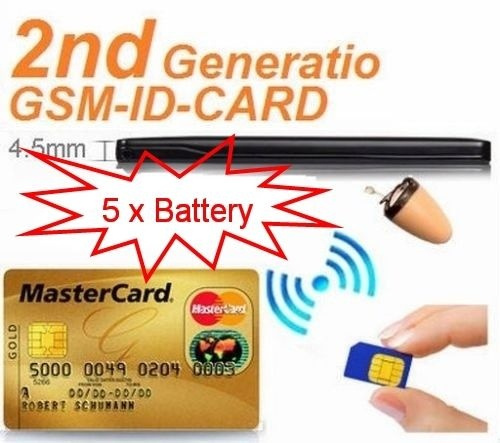 2nd Gen 4.5W Quad Band GSM Box Sim card ID CARD for Mirco Secret Hidden ...