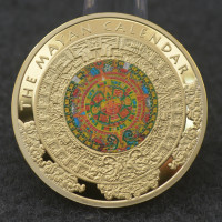 Mayan Calendar Commemorative Coin Replica Collectible Coins Collection ...