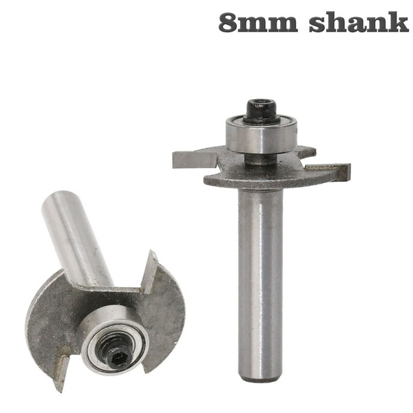 8mm Shank "T" Type Biscuit Joint Slot Cutter Jointing/Slotting Router ...