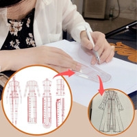 Fashion Illustration Rulers Set of 5 PCS, Designer Clothing Drawing ...