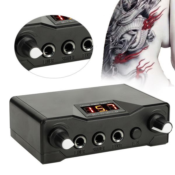 Black Tattoo Transformer, Tattoo Power Supply, Professional Tattoo ...
