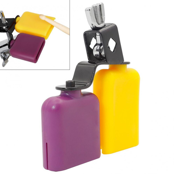 Double Colors Square Cow Bell Percussion Drum Blocks Latin Music High ...