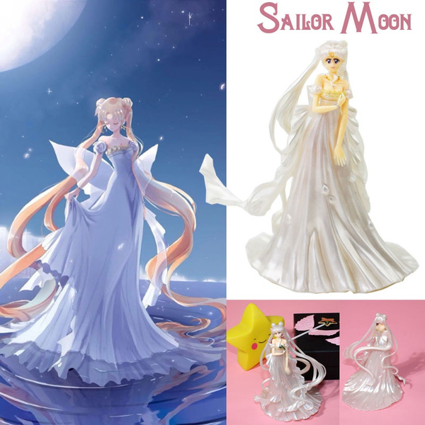 14.5 CM Sailor Moon Tsukino Usagi Wedding Dress Collection Model Toys ...