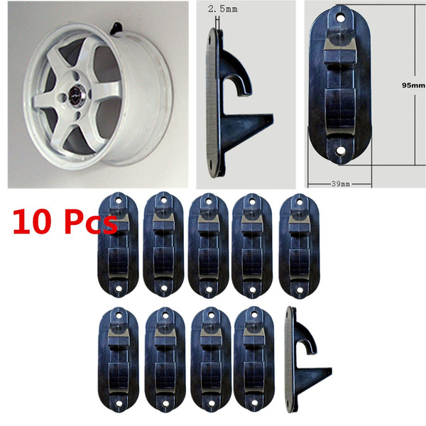 Universal 10pcs Plastic Tire Wheel Hub Hook Wheel Shop Display Stand ...