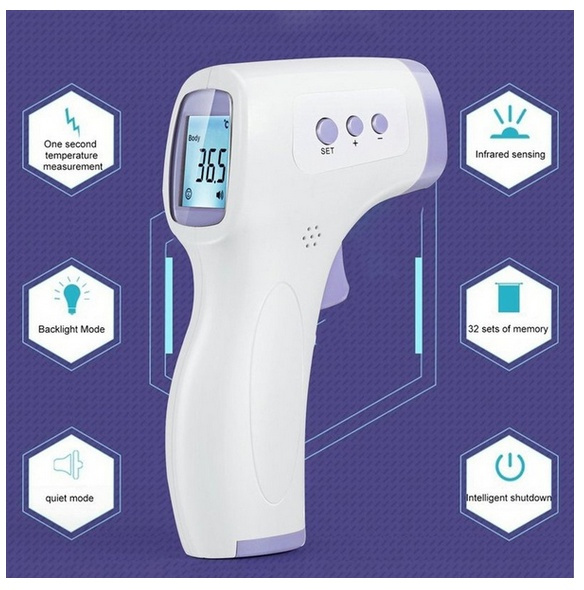 Non-contact Infrared Laser Forehead Temperature Tool for Adult Child ...