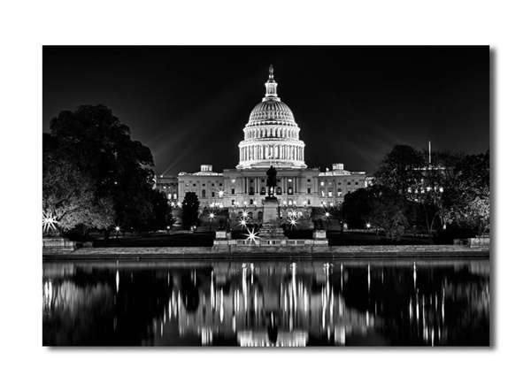 Large Size Washington DC Skyline Wall Posters Modern Design Landscape ...