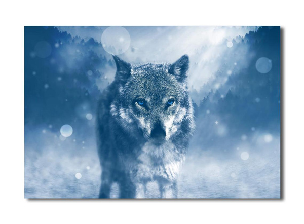 Large Size Wolf Wall Posters Modern Design Landscape Wall Paintings ...