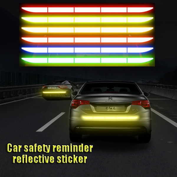 5-piece Set Car Reflective Stickers Waterproof Car Warning Sticker ...
