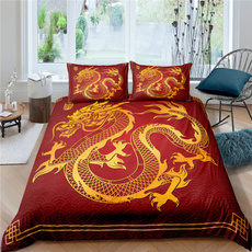 Wish Customer Reviews: Chinese Dragon Print 2/3Pcs Bedding Sets Chinese ...
