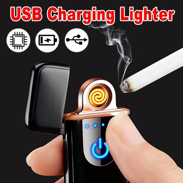 Eco-friendly USB Lighter Rechargeable Flameless Cigar Cigarette Tobacco ...