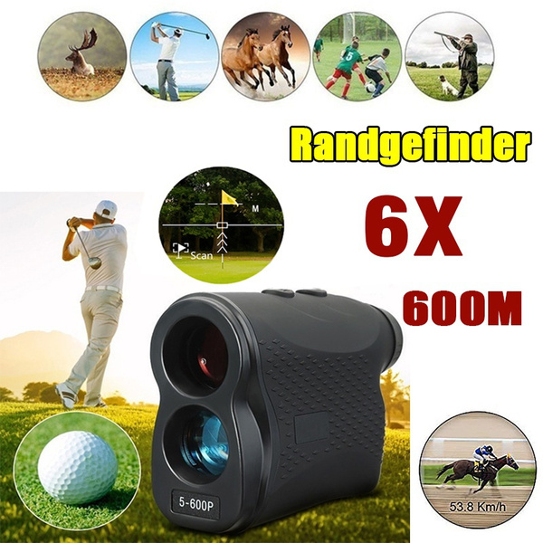 600M Golf Rangefinder, 6X Range Finder with Slope On/off Technology ...