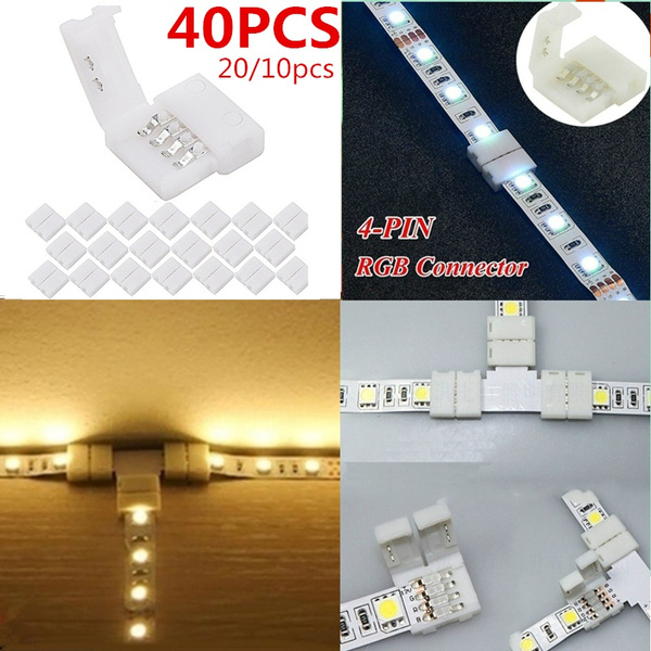 40PCS/20/10pcs 10mm Led Bare Plate Light Strip Welding Free Snap on ...