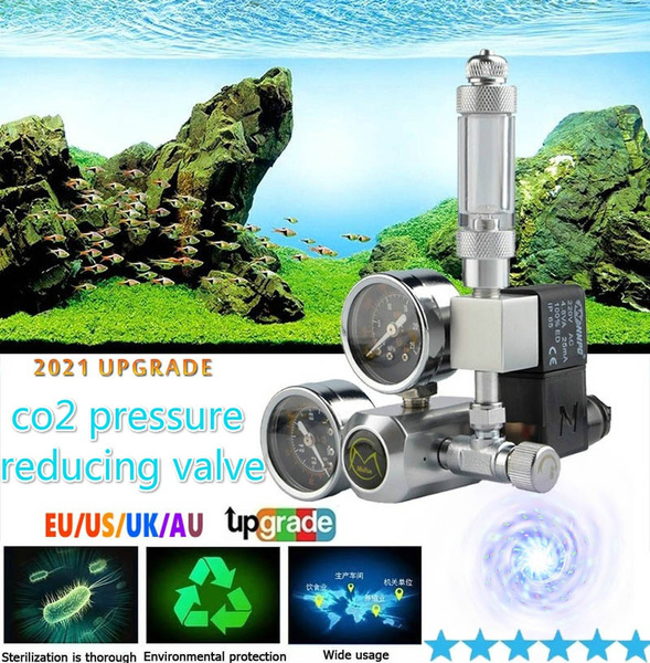 New CO2 Pressure Reducing Gauge CO2 Pressure Gauge Regulator Valve ...