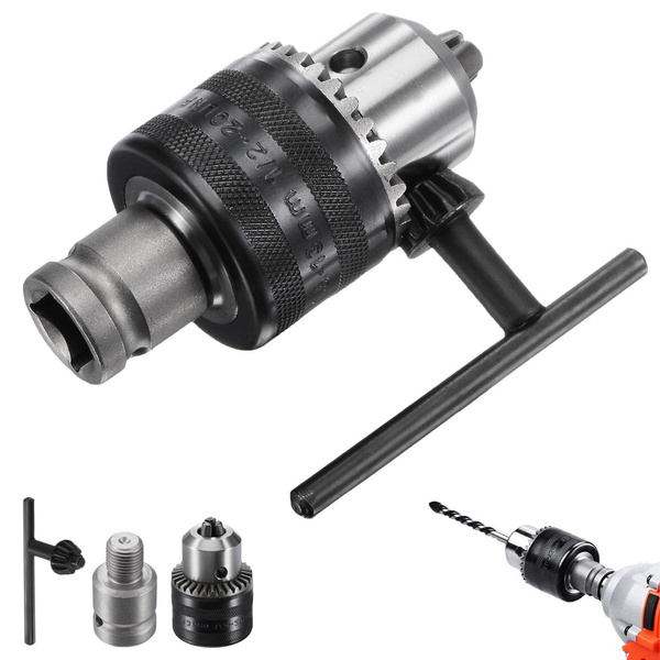1/2inch-20UNF Thread Drill Chuck 1.5mm-13mm Capacity with Chuck Key, 1/ ...