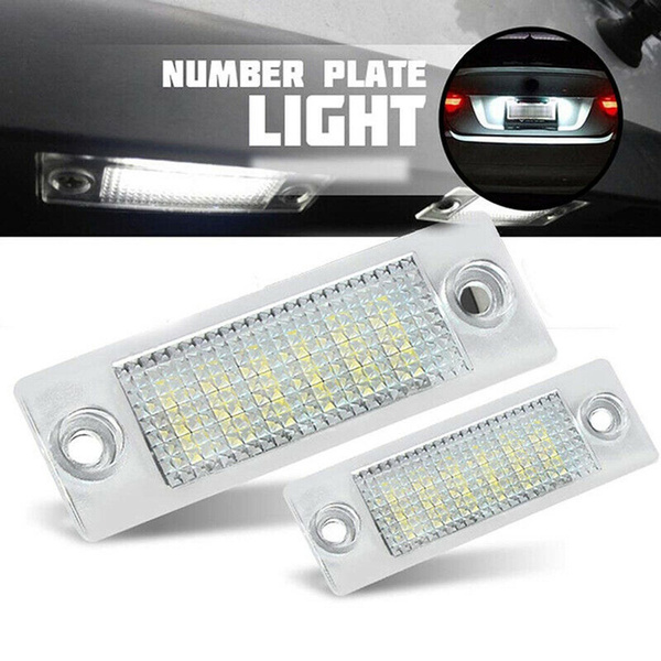 1Pair LED Car License Plate Light For VW T5 Transporter Passat Caddy ...