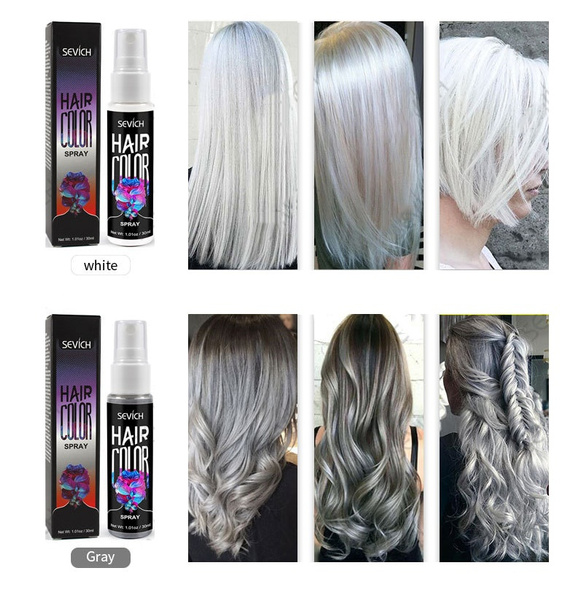 New 5 Color Liquid Hair Spray Unisex Party Cosplay Use Temporary Hair ...