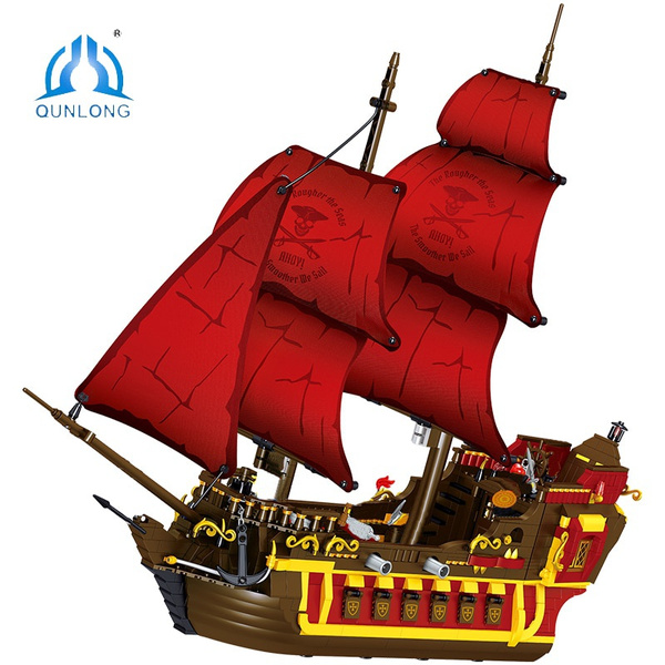 1352/1436pcs Creator Pirate Ship Pirates Figures Boat Ideas Adventure ...