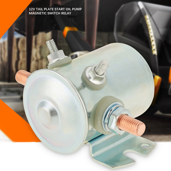 12V 200A Start Relay Tail Plate Start Oil Pump Magnetic Normally Open ...