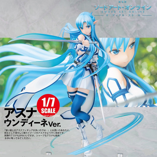 2021 New Japanese Anime Sword Art Online Yuuki Asuna 1/7 Figure Pvc Toy ...