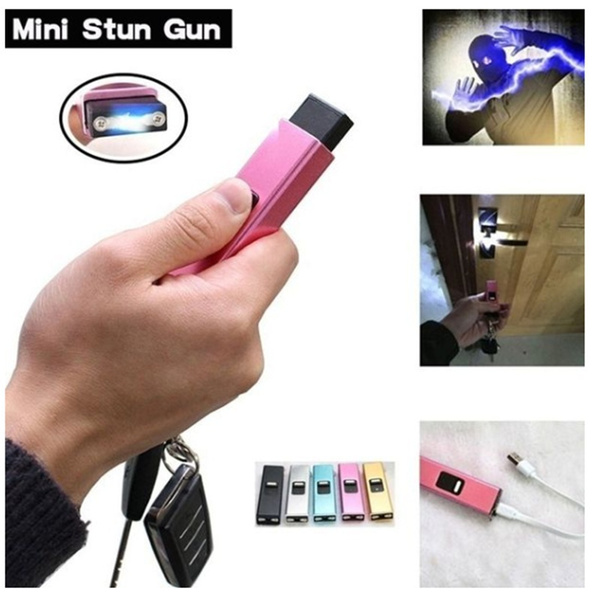 Mini Key Ring Gun Flashlight Stun Gun LED Flashlight Self-Defense ... Mini Key Ring Gun Flashlight Stun Gun LED Flashlight Self-Defense ...