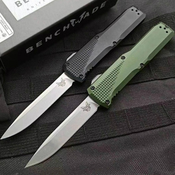 Benchmade Tactical Dagger OTF-Safety Cutting Knives Finger Actuator OTF ...