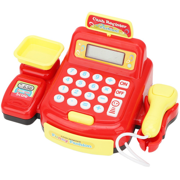 Simulated Supermarket Electronic Cash Register Play Toys Plastic Toy ...