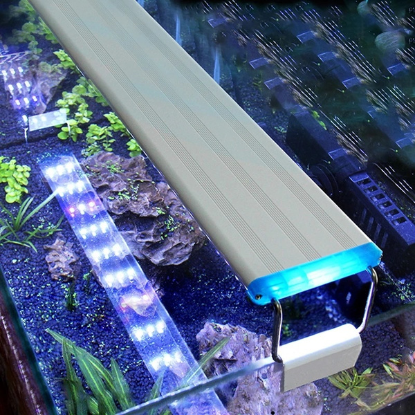 Aquarium LED Light Super Slim Fish Tank Aquatic Plant Grow Lighting ...