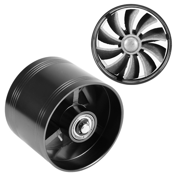 Car Air Intake Turbonator Single Fan Turbine Super Charger Gas Fuel ...