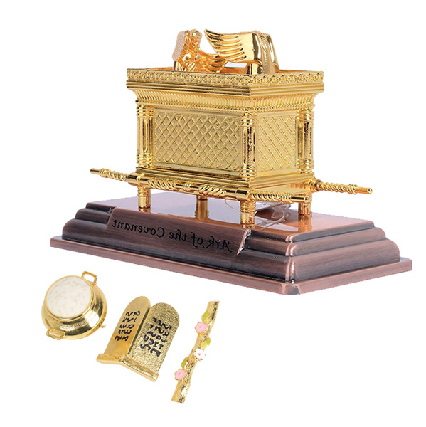 BRTAGG The Ark of the Covenant Replica Statue Gold Plated With Ark ...