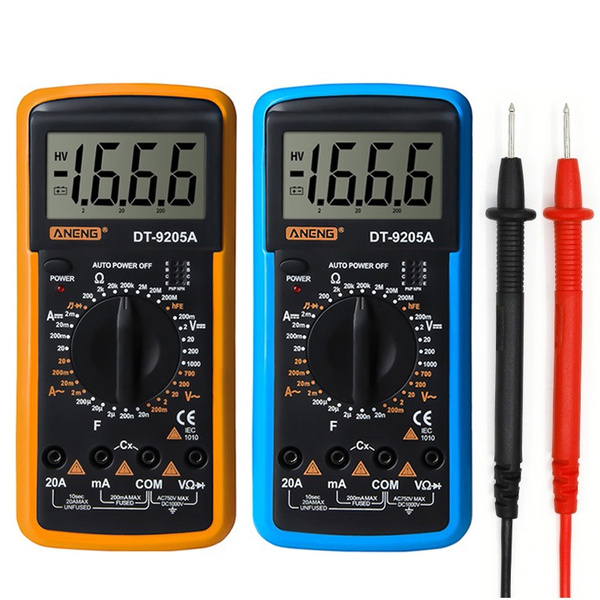 Multi-functional Digital Multimeter AC/DC Voltage Meter Ammeter ...