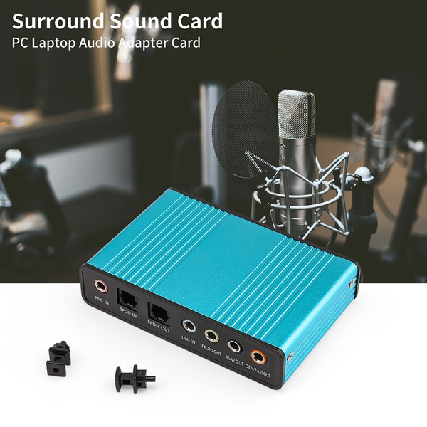 New Optical Audio Adapter External Sound Card 5.1 USB To 3.5mm ...