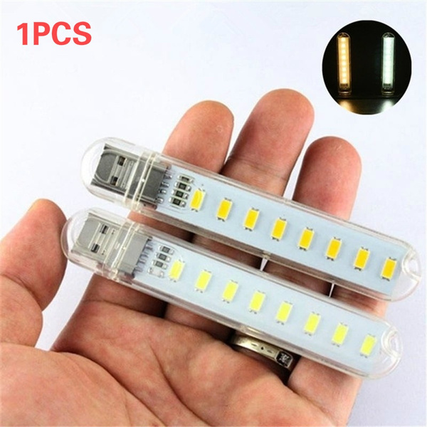 1PCS 8 LED Mini Portable USB Lamp DC 5V Camping USB Lighting for PC ...
