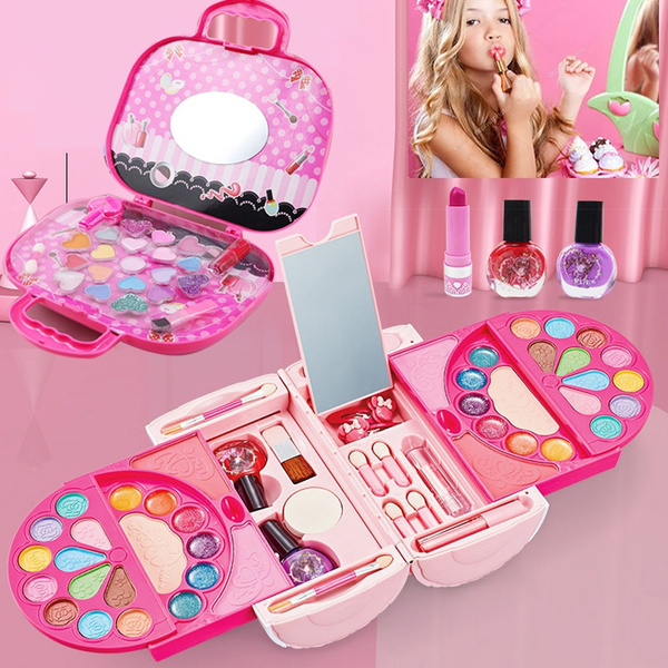 Makeup Toys Children's Cosmetics Fashion Girl Princess Beauty Pink ...