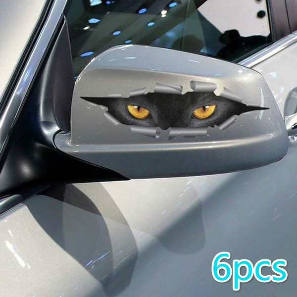 6pcs/2pcs New Car-styling Cat Eye Waterproof Cars All Monster Eyes ...