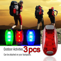 1/2/3 PCS LED Safety Lights, Clip on Flashing Strobe Light High ...