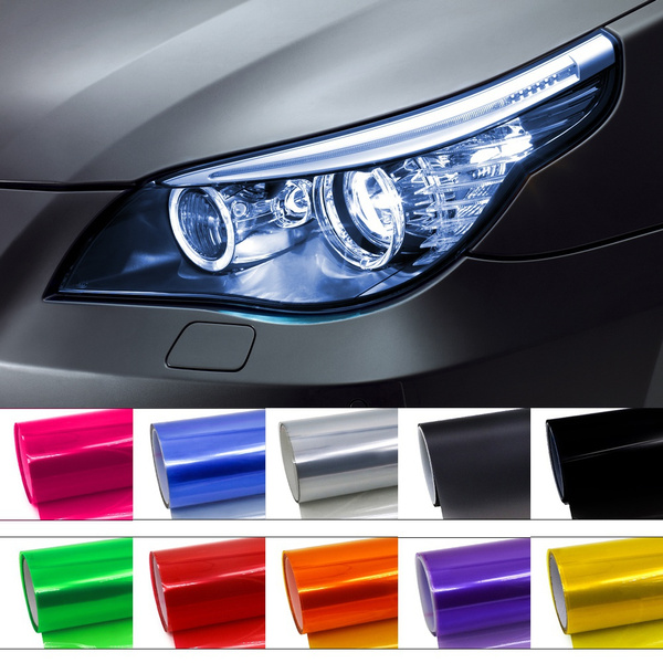 30Cmx100Cm Car Light film wrap Headlight Taillight Vinyl Film for ...