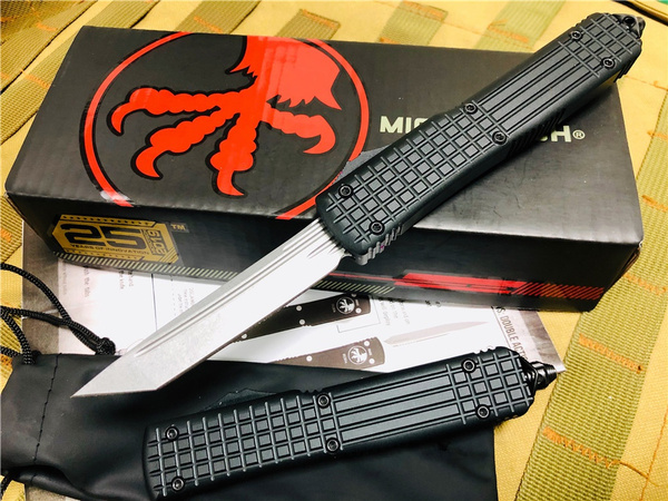 Microtech Ultratech UTX 70 OTF Automatic Tactical Knife Double Edge ...